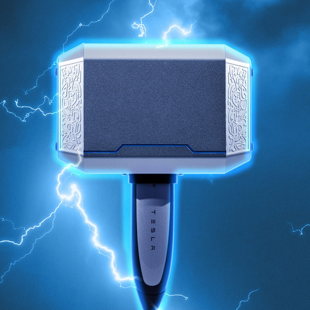 Thor's Hammer Mjolnir Wall Charging Cable Organizer Wall Mount for All ...