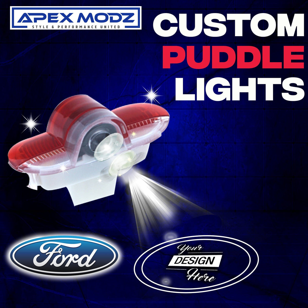 Custom LED Courtesy Door Projector Puddle Lights for Ford – ApexModz