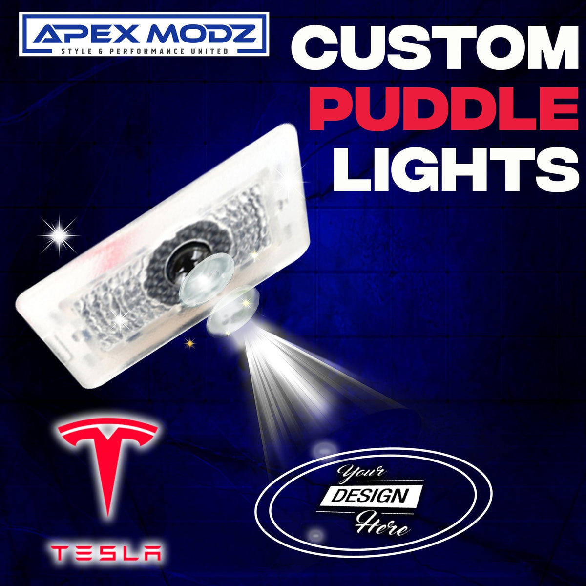 Custom Door Projector Led Light for Tesla Models S, 3, X, Y – ApexModz