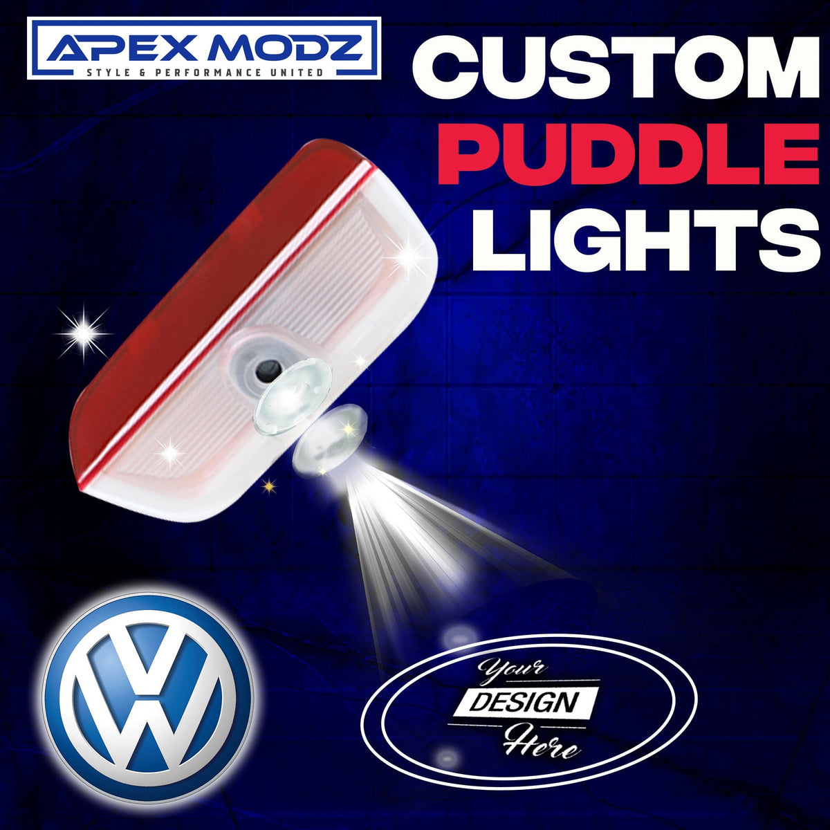 Custom LED Courtesy Door Projector Puddle Lights for Volkswagen – ApexModz