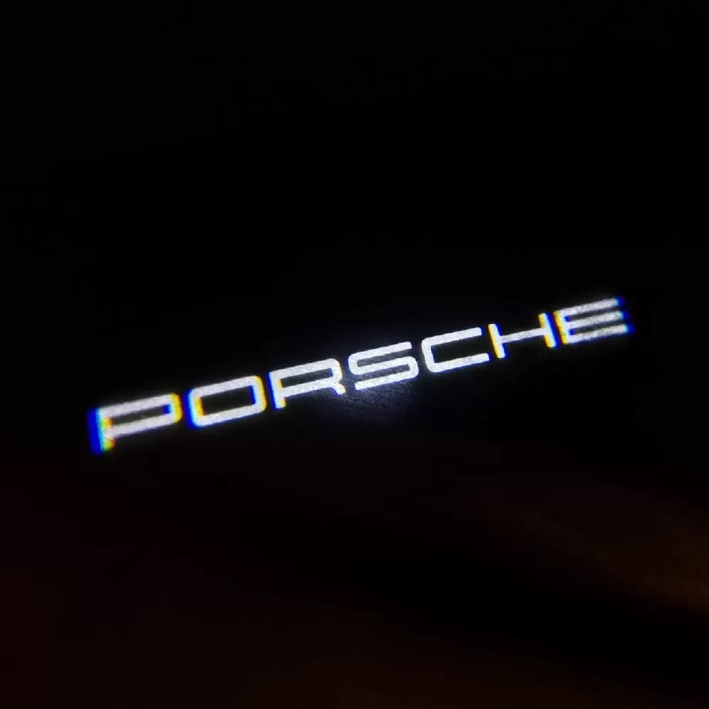 Custom LED Door Projector Puddle Lights for Porsche Taycan Logo ...