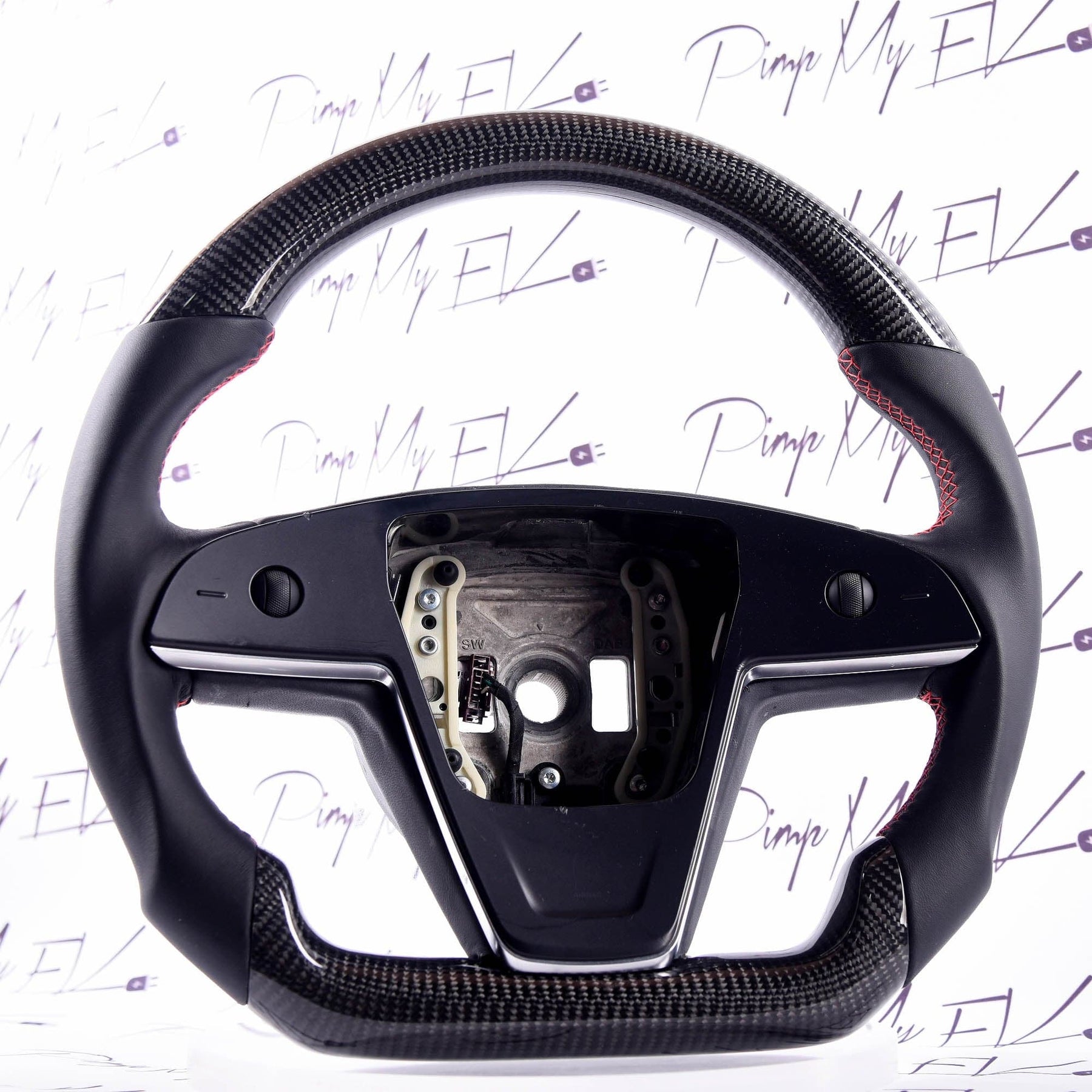 Tesla Model S/X Plaid Round Steering Wheel - ORDER NOW – ApexModz