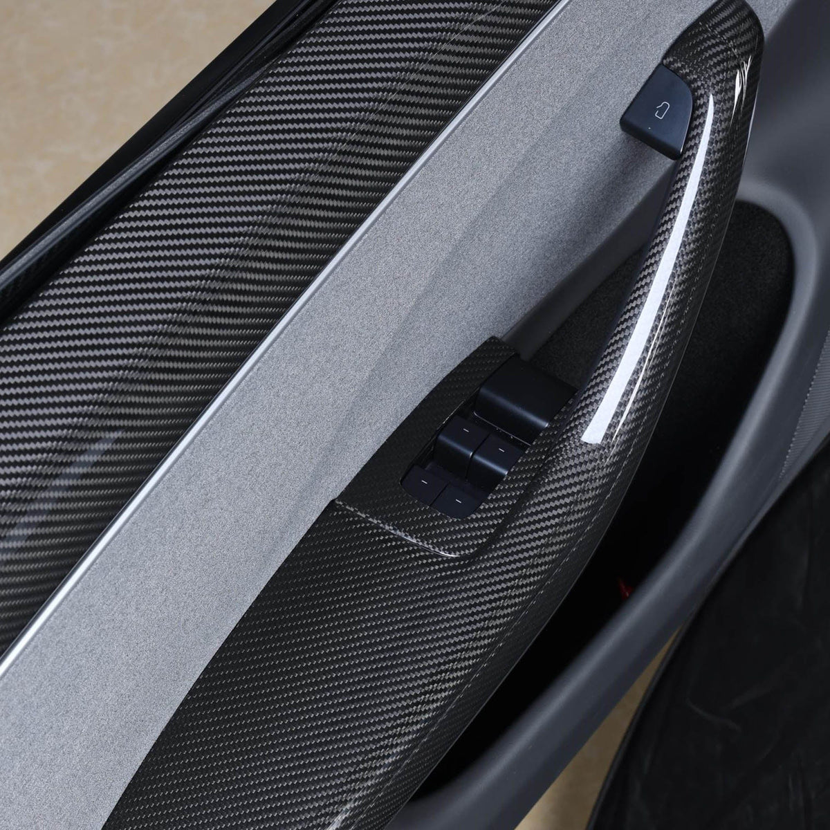 Tesla Model 3 (Left Hand Drive) 2023-2024 Highland Real Molded Gloss ...